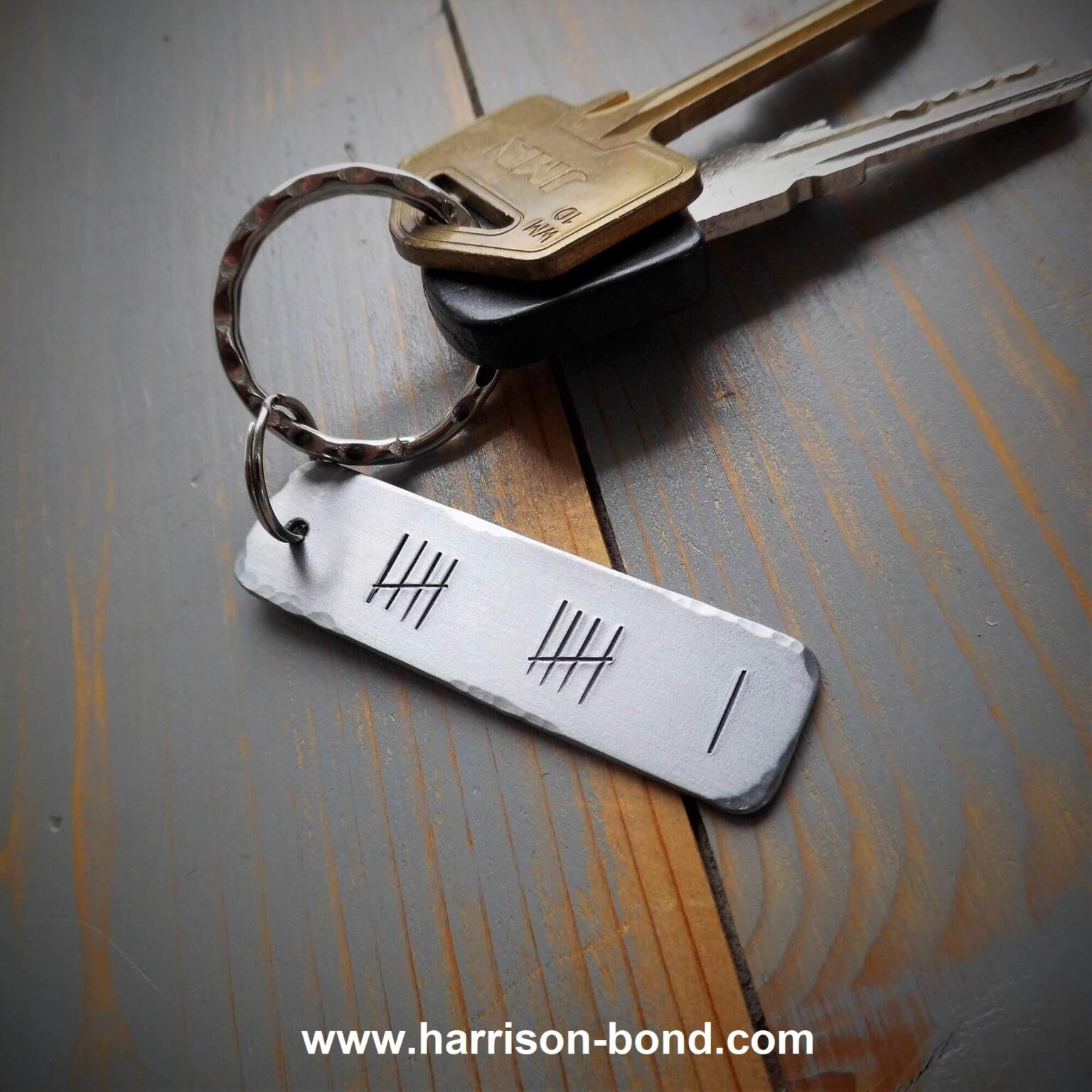 Steel 11th Anniversary Tally Marks - Harrison & Bond