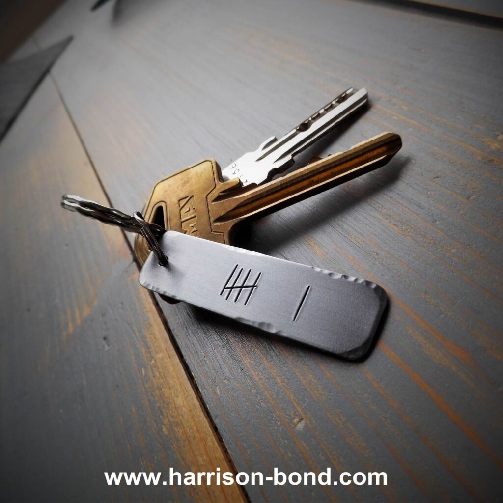 Iron 6th Anniversary Tally Marks - Harrison & Bond
